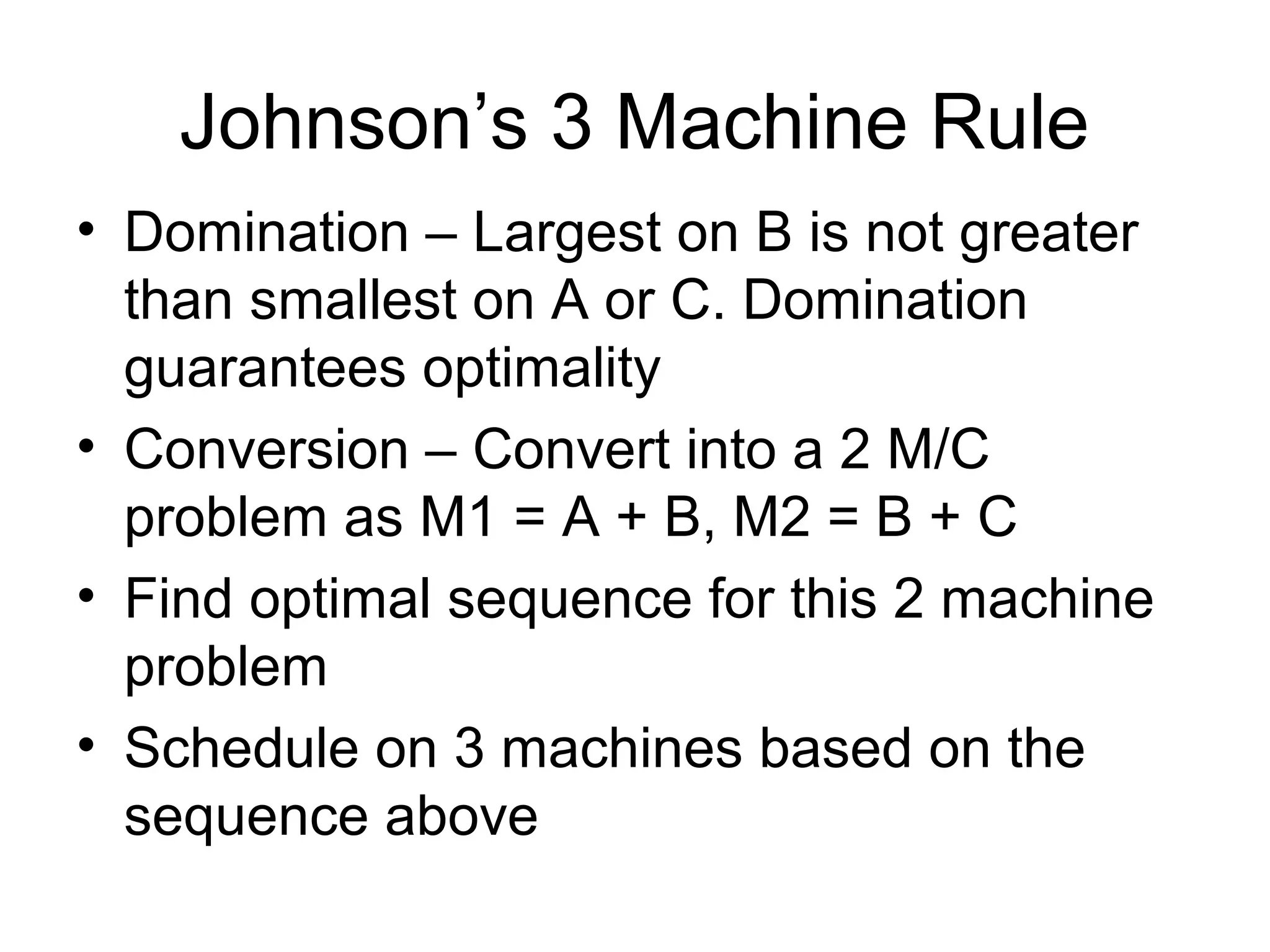 Sequencing problems in Operations Research | PPT