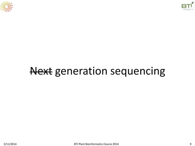Next Generation Sequencing | PDF