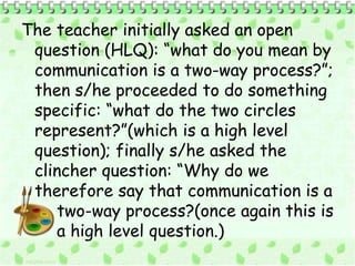 Sequencing Questions (Funneling) | PPTX | Food & Drink