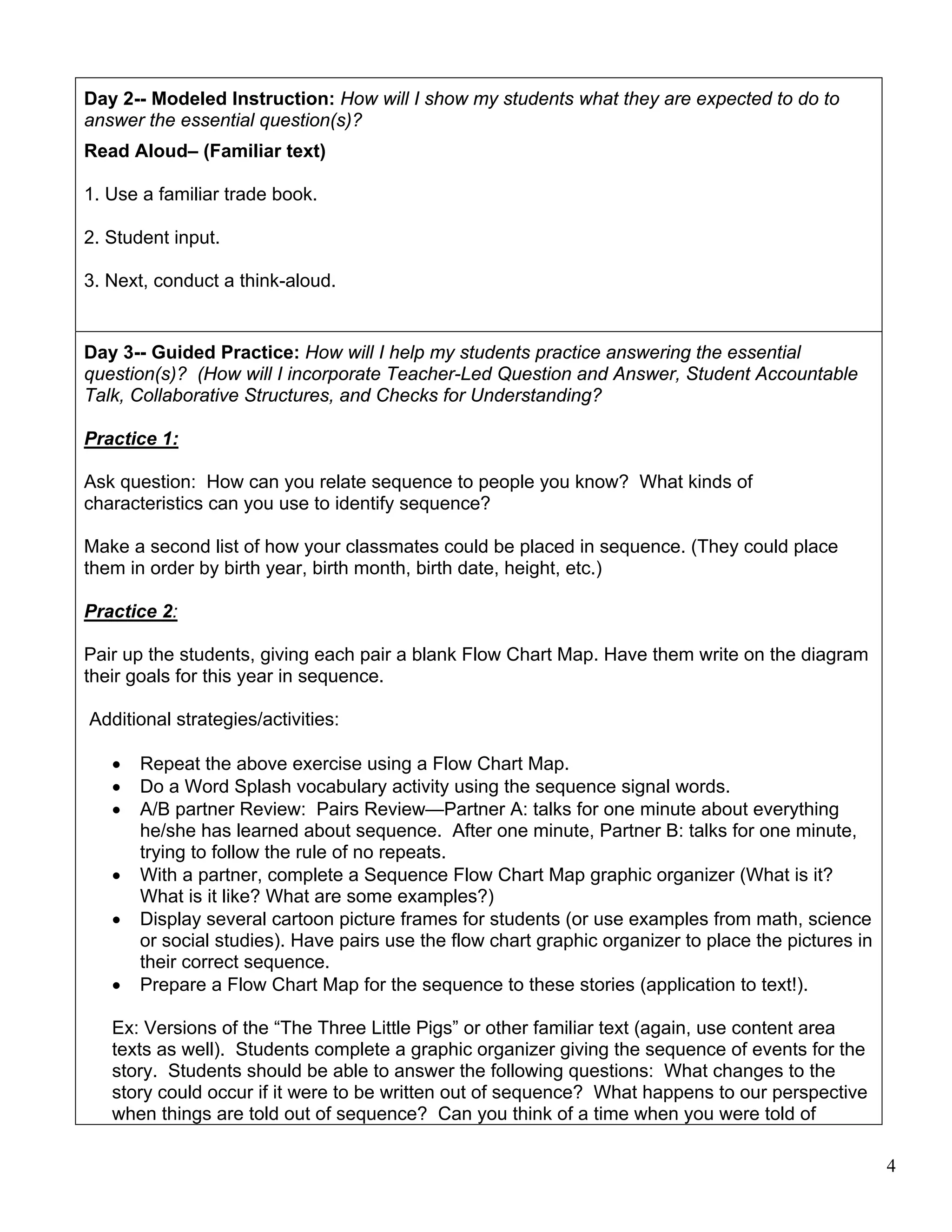 Sequencingr middleschool | PDF