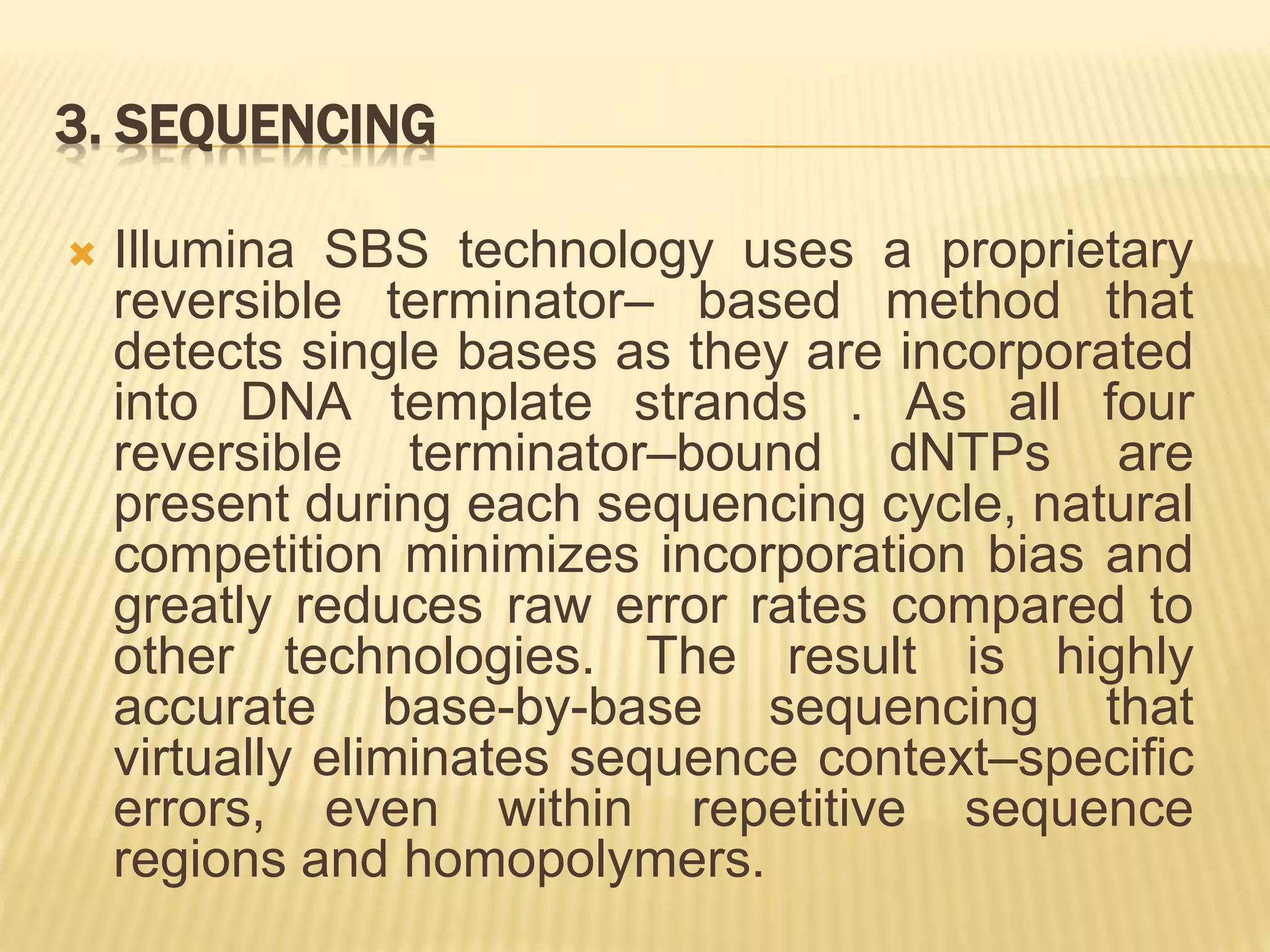 Next Generation Sequencing of DNA | PPTX