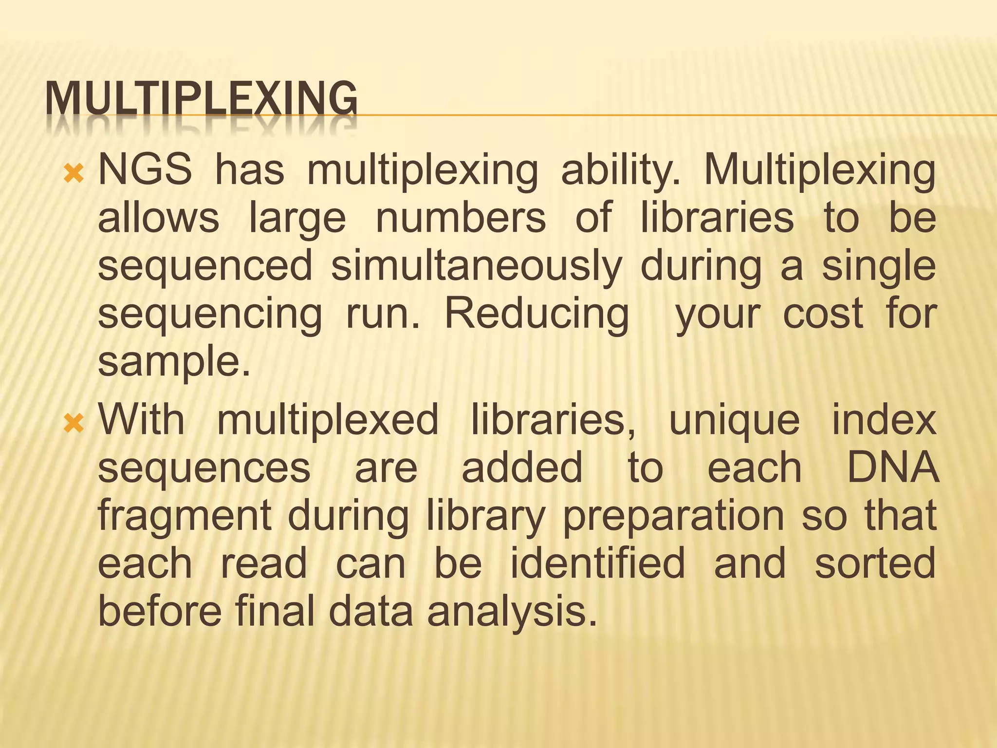 Next Generation Sequencing of DNA | PPTX