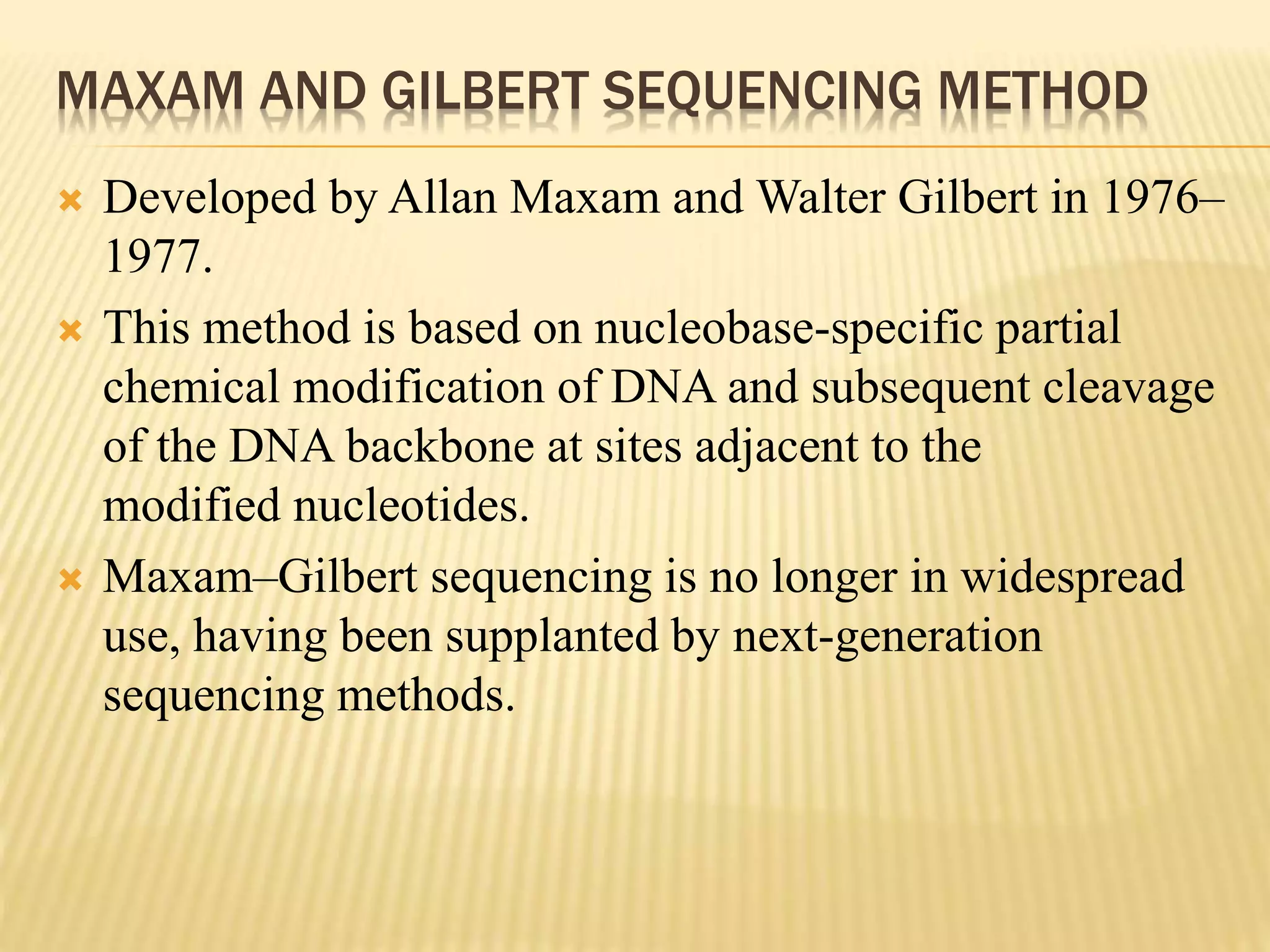 Next Generation Sequencing of DNA | PPTX