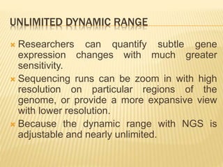 Next Generation Sequencing of DNA | PPTX