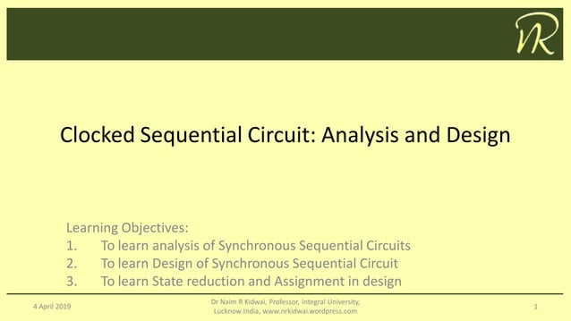 Clocked Sequential circuit analysis and design | PDF