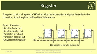 synchronous Sequential circuit counters and registers | PDF