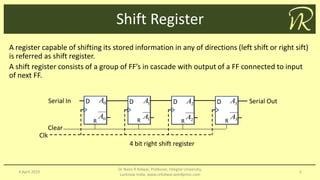 synchronous Sequential circuit counters and registers | PDF