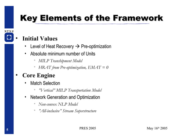 Sequential Framework For HENS | PPT