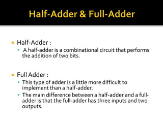 Sequential and combinational alu | PPTX