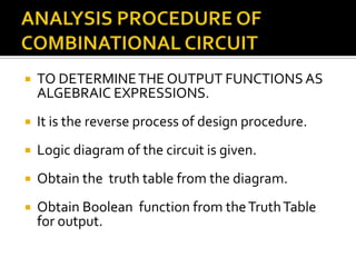 Sequential and combinational alu | PPTX