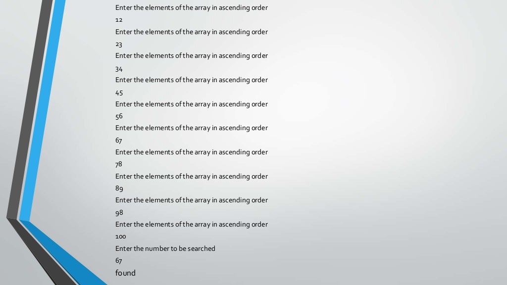 Sequential Binary Linear Search sequential-binary-linear-search
