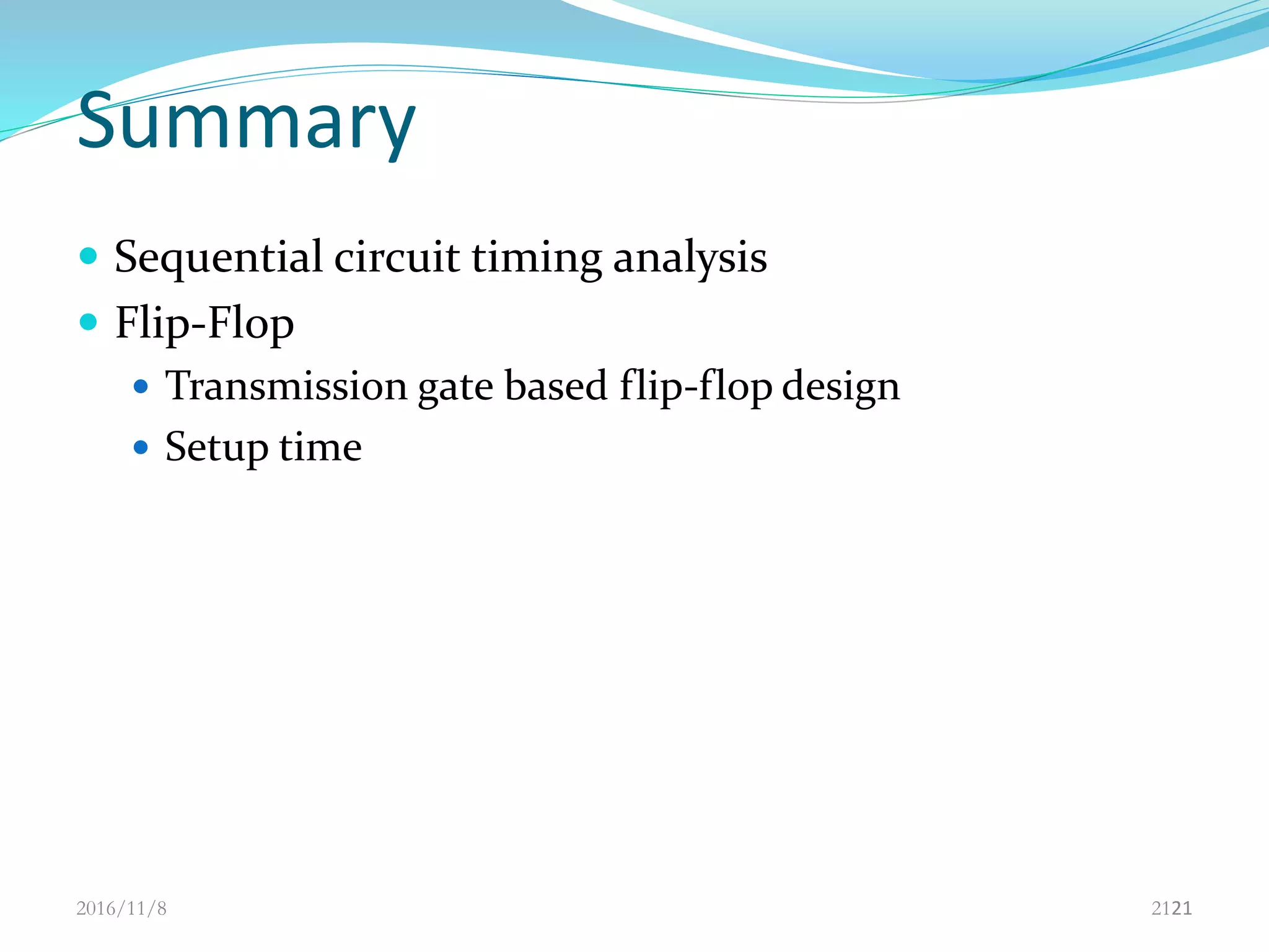 Sequential circuits | PPT