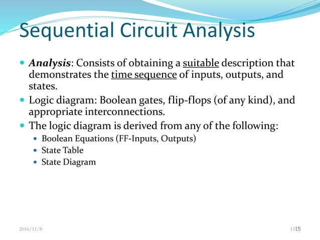 Sequential circuits | PPT | Programming Languages | Computing