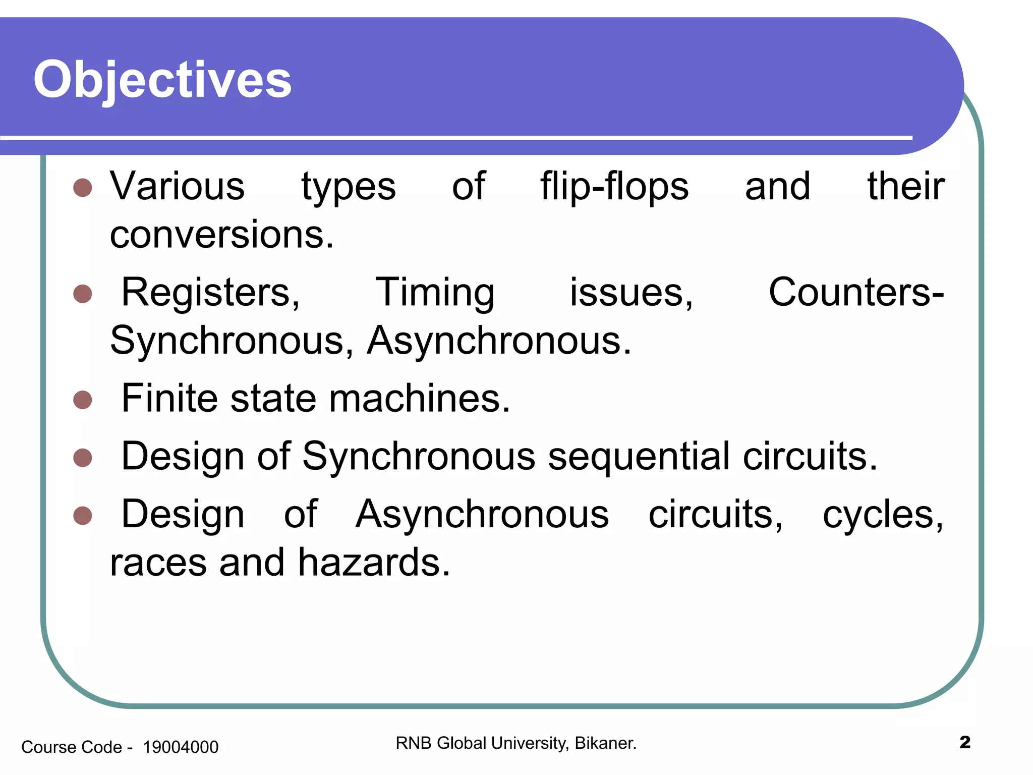 Sequential circuits | PPT