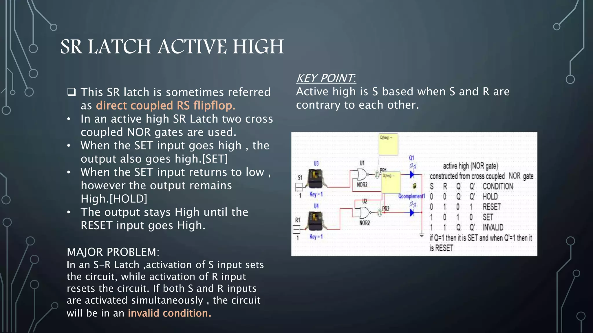 SEQUENTIAL CIRCUITS [FLIP FLOPS AND LATCHES] | PPT