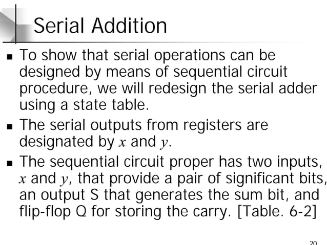 Sequential circuits Sequential circuits1 | PPT