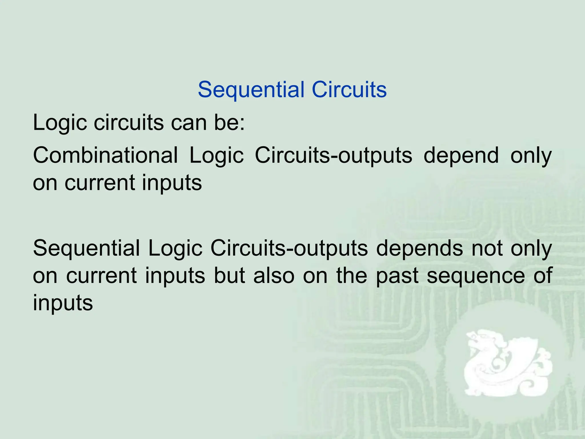 Sequential Circuits with (SR-LATCH).ppt