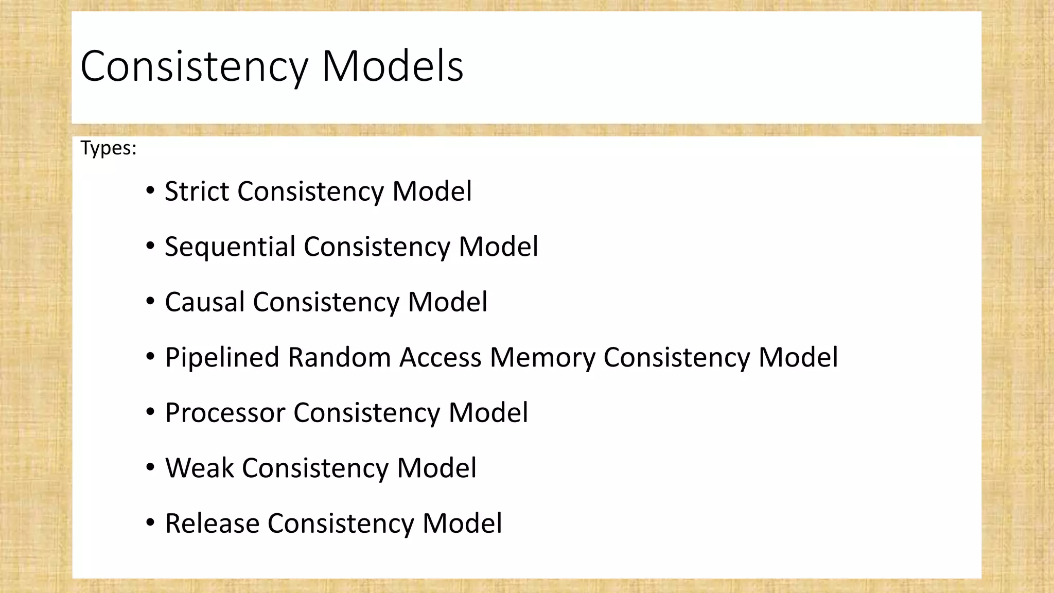 Sequential consistency model | PPT