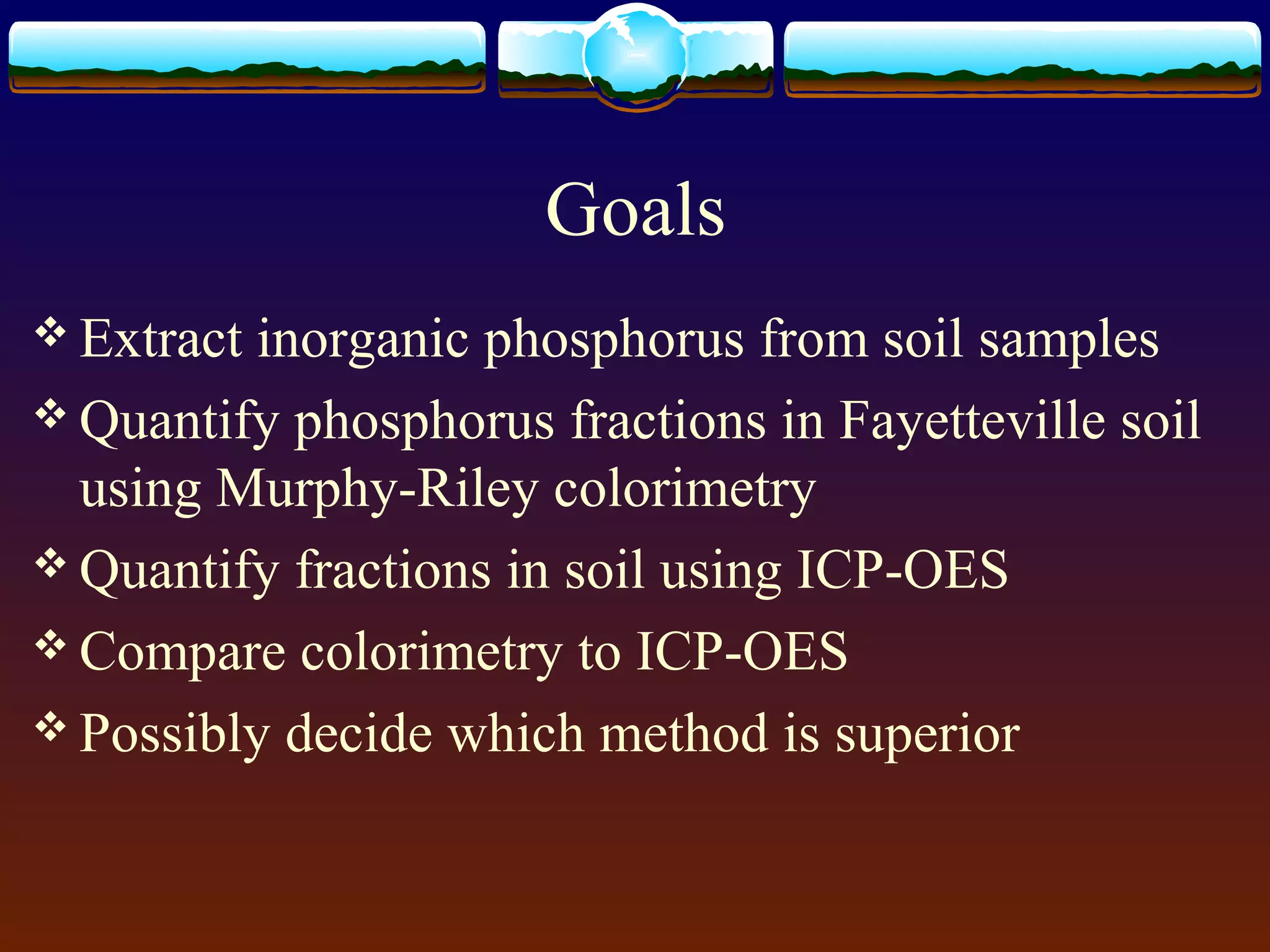 Sequential extraction of phosphorous from soil | PPT