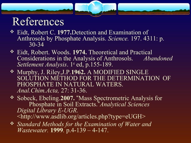 Sequential extraction of phosphorous from soil | PPT