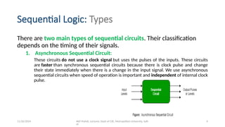 Sequential Logic circuits ................ | PPTX