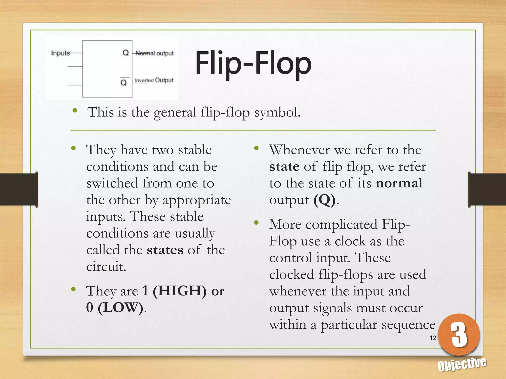 Sequential logic circuits flip-flop pt 1 | PPTX