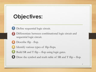 Sequential logic circuits flip-flop pt 3 | PDF