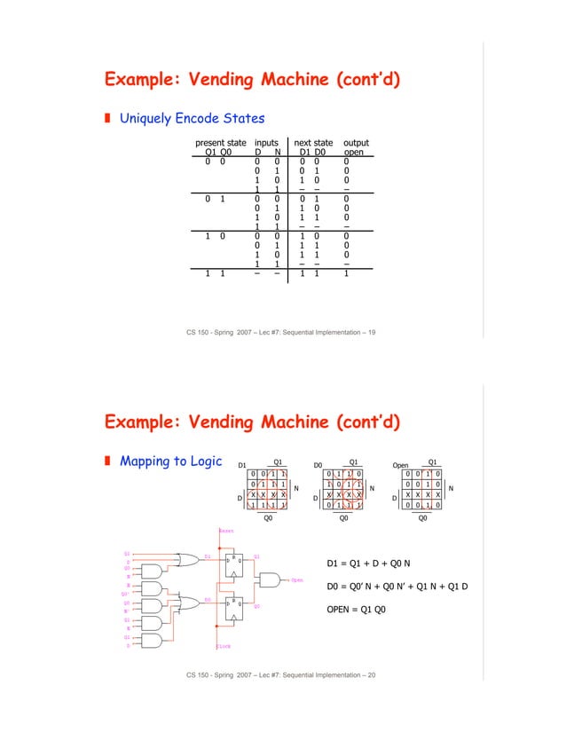 Sequential logic implementation | PDF