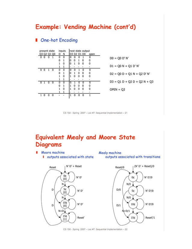 Sequential logic implementation | PDF