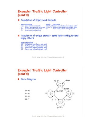 Sequential logic implementation | PDF