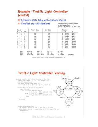Sequential logic implementation | PDF