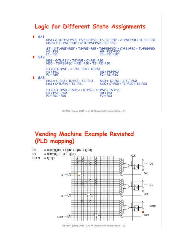 Sequential logic implementation | PDF