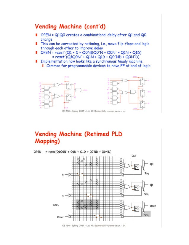 Sequential logic implementation | PDF