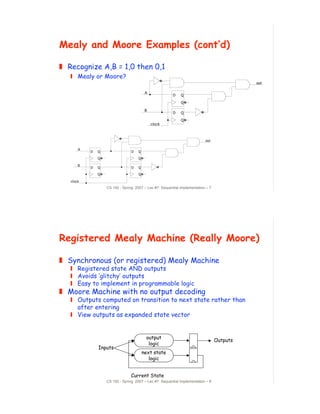 Sequential logic implementation | PDF