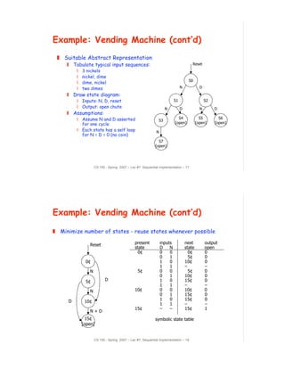 Sequential logic implementation | PDF