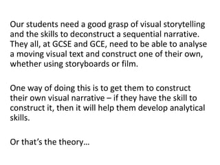 Sequential narrative | PPTX