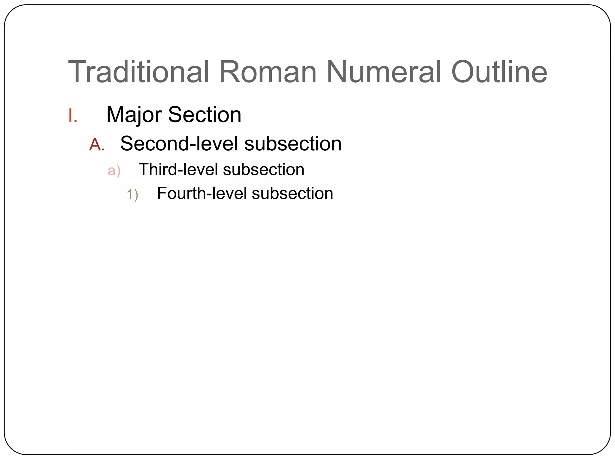 Sequential Outlines | PPT