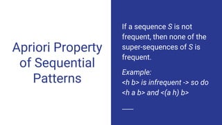 Sequential Pattern Mining and GSP | PDF | Databases | Computer Software and Applications