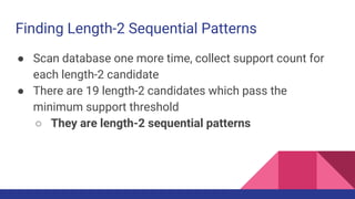 Sequential Pattern Mining and GSP | PDF