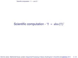 Sequential processing in nature | PPT