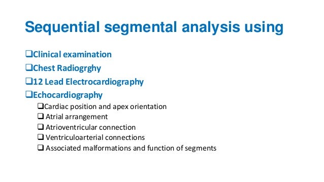 Sequential segmental analysis