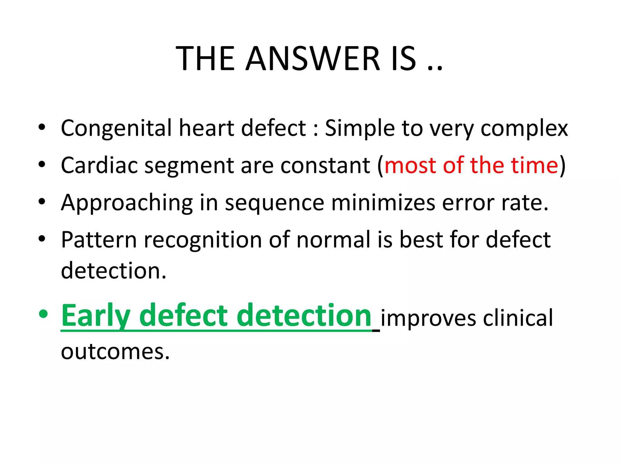 Sequential segmental analysis of heart | PPTX