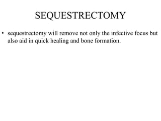 Sequestrum and its types | PPTX