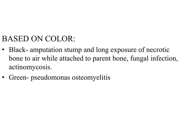 Sequestrum and its types | PPTX