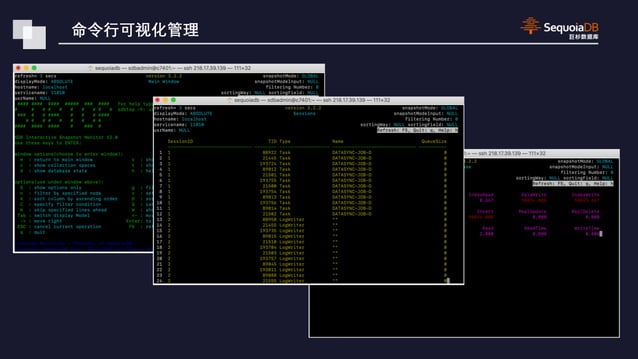 Sequoiadb Distributed Relational Database Ppt