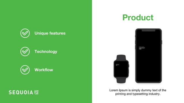 Sequoia Pitch Deck designed by Zlides | PPTX