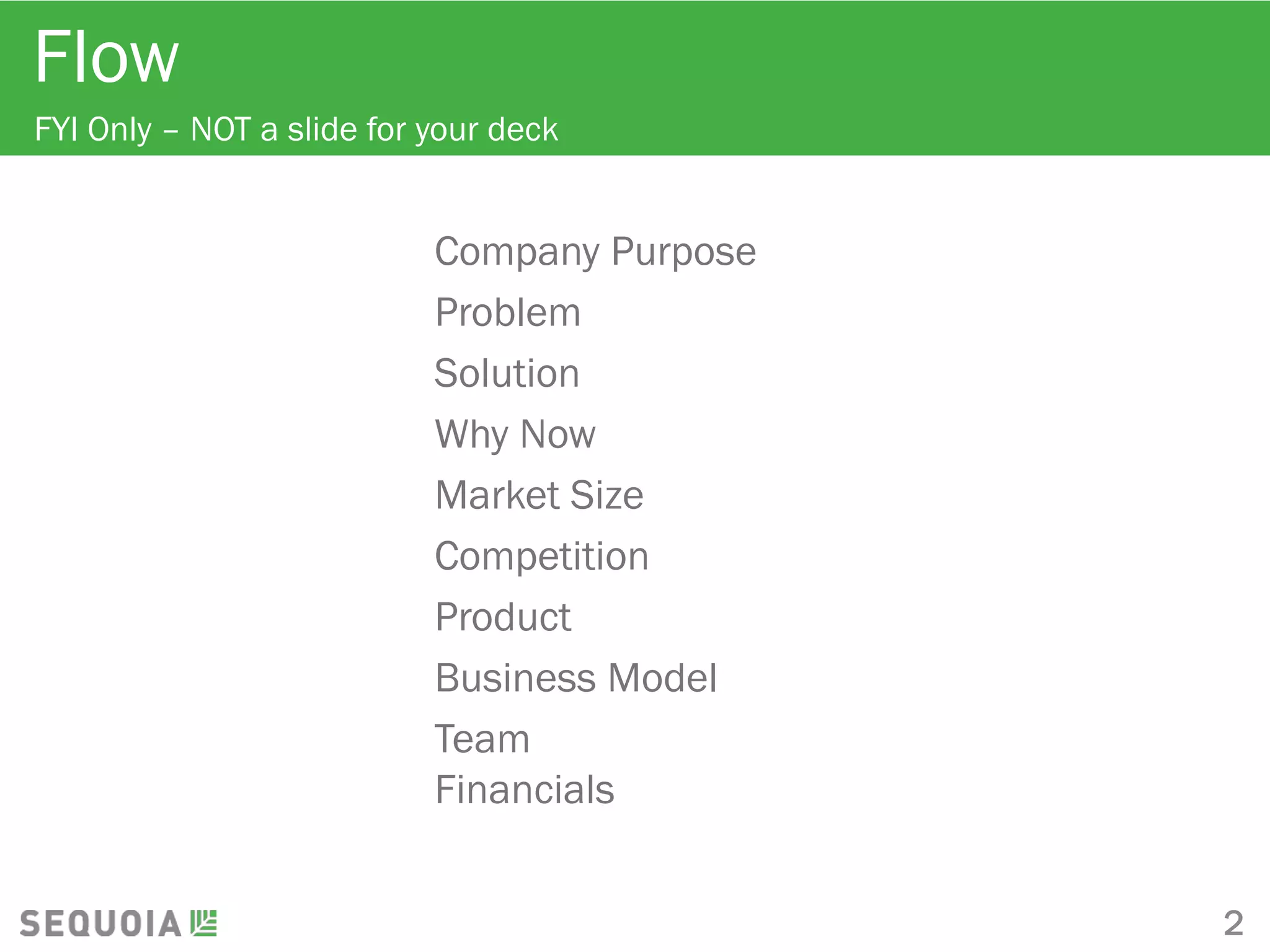 Sequoia Pitch Deck Template | PDF