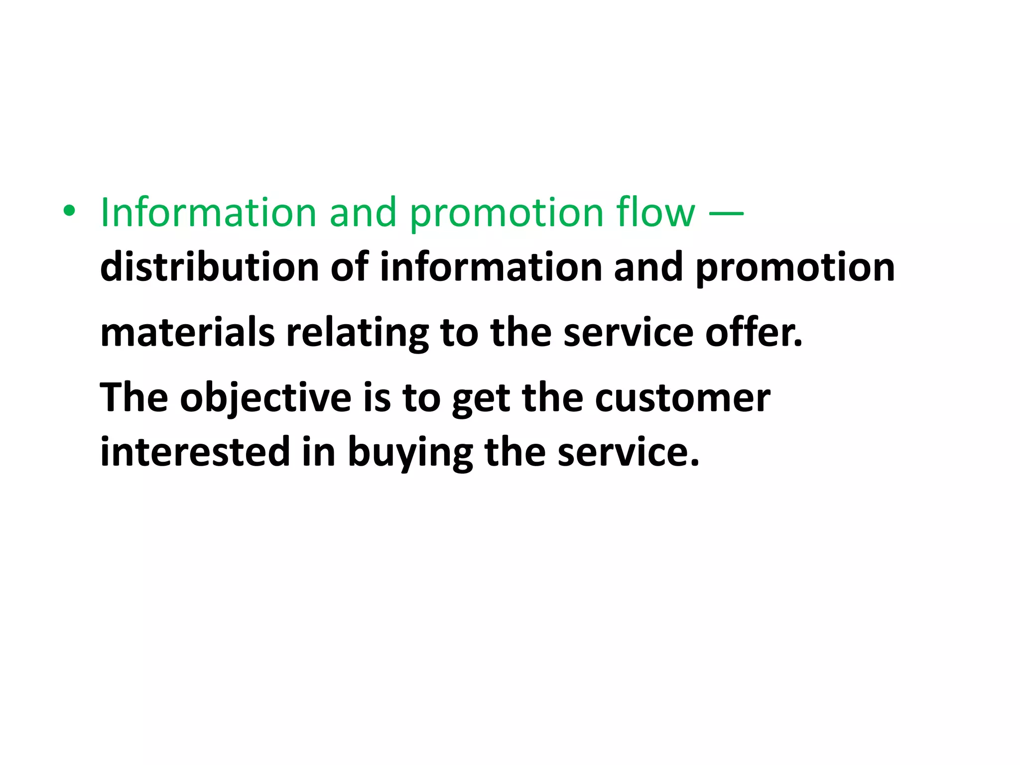 Service distribution flows | PPTX