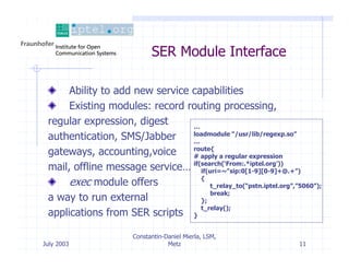 SER - SIP Express Router | PDF