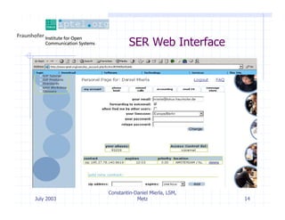 SER - SIP Express Router | PPT